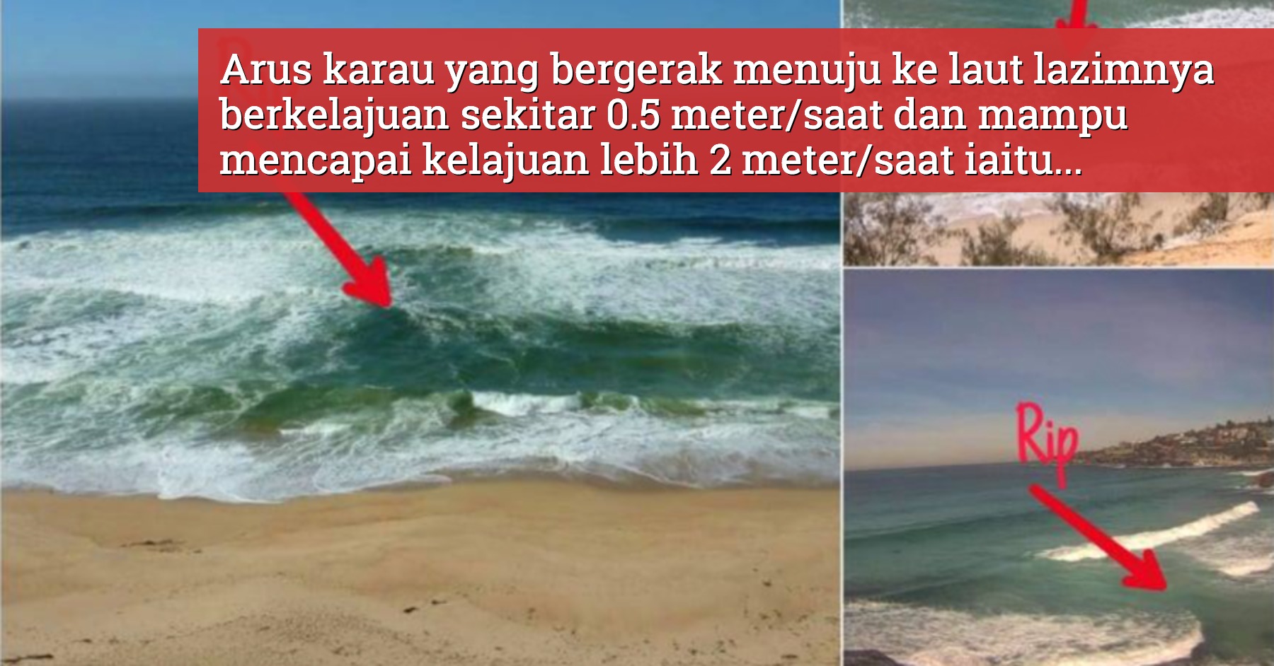 Awas, Arus Karau Nampak Tenang Tapi Ada Bahaya Tersembunyi, Perhatikan ...