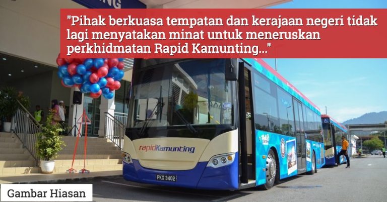Perkhidmatan Bas Rapid Kamunting Berakhir 15 Jun