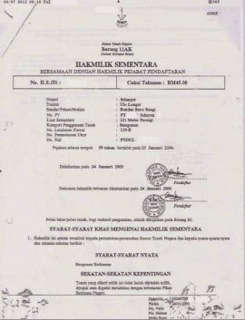 Ramai Yang Masih Keliru, Ini Cara Nak Bezakan Status Tanah Hakmilik ...