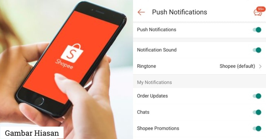 (Video) Notifikasi Shopee Masuk Tak Berhenti? Ini Caranya Nak Tutup ...