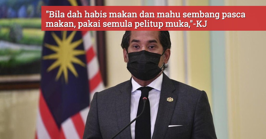 Khairy Beri Peringatan 'Mesra', “Sila Pakai Mask Semula Selepas Habis ...