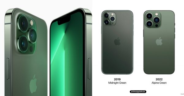 Warna Baru, Apple Lancar Iphone 13 & 13 Pro Edisi Hijau “Alphine”