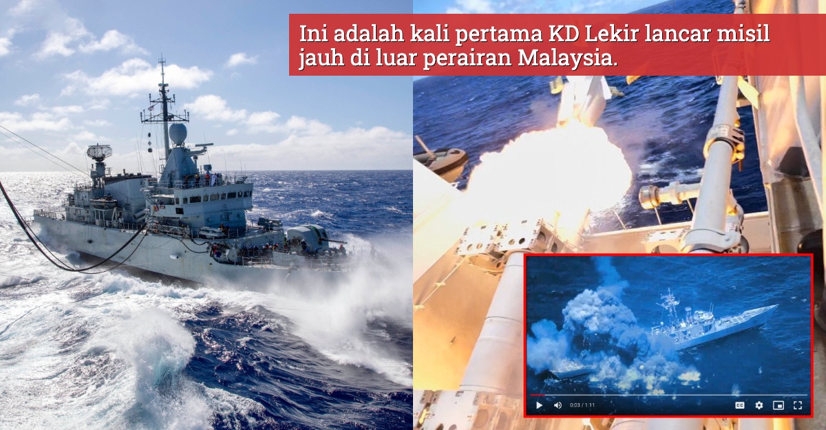 Pertama Kali Dalam Sejarah, KD LEKIR Lancar Misil EXOCET MM40 Di ...