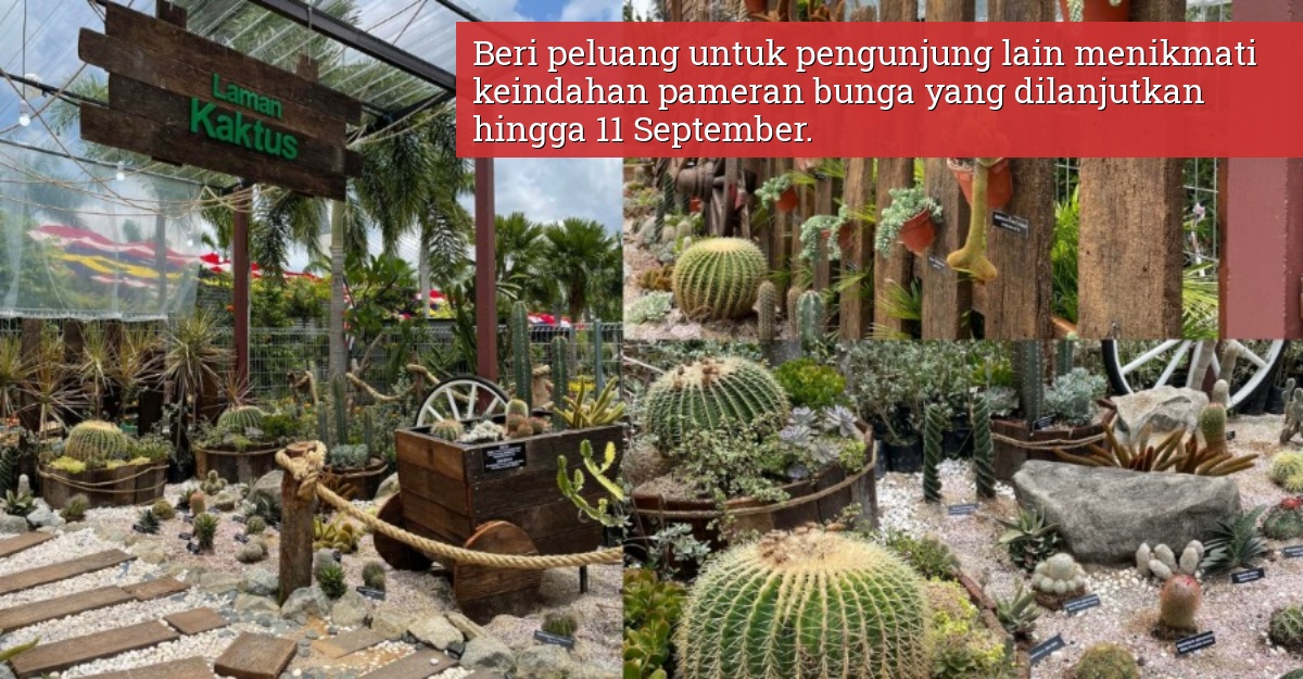 Penganjur Royal Floria Putrajaya Mohon Pengunjung Jangan Ambil & Bawa ...