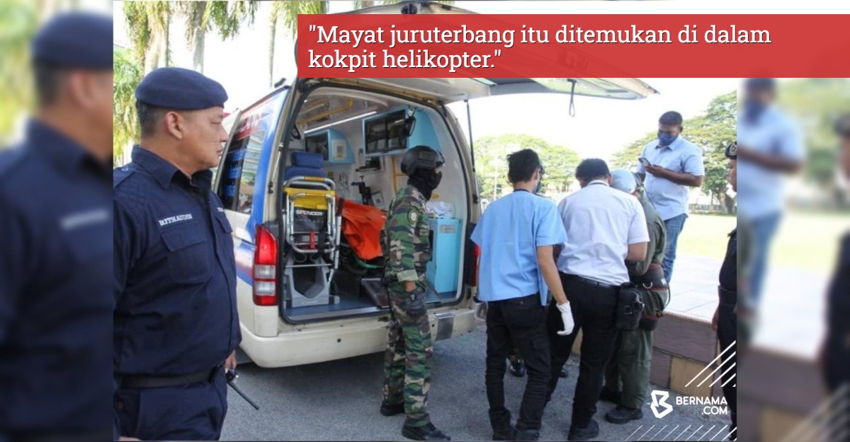 Juruterbang Helikopter Hilang Sah Ditemui Mati Di Lokasi Kejadian - Ketua Polis Perak