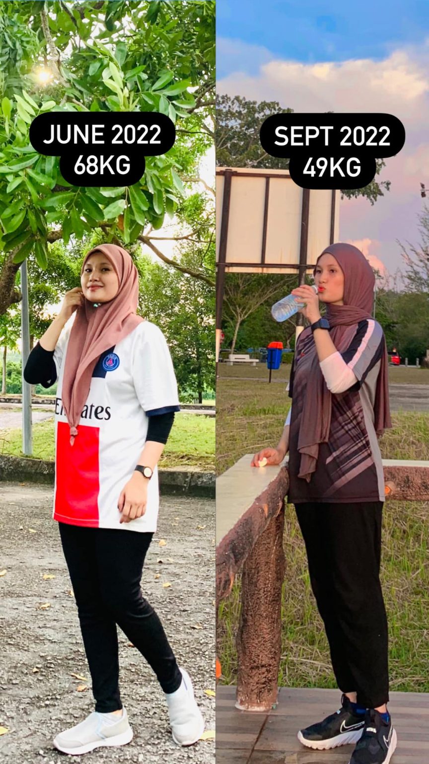 "Ikut Kemampuan Badan," Wanita Kongsi Rahsia Turun 19kg Dalam Masa Empat Bulan, Tampil Lebih ...