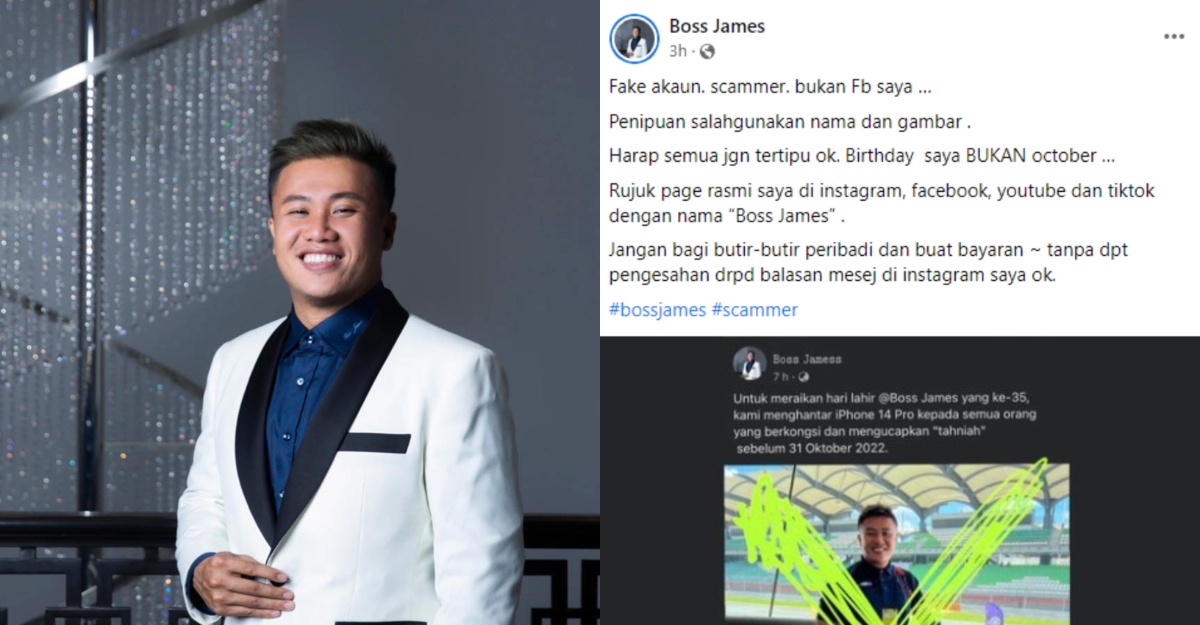 “Fake Akaun, Scammer, Bukan Facebook Saya," Jangan Terpedaya, Boss ...