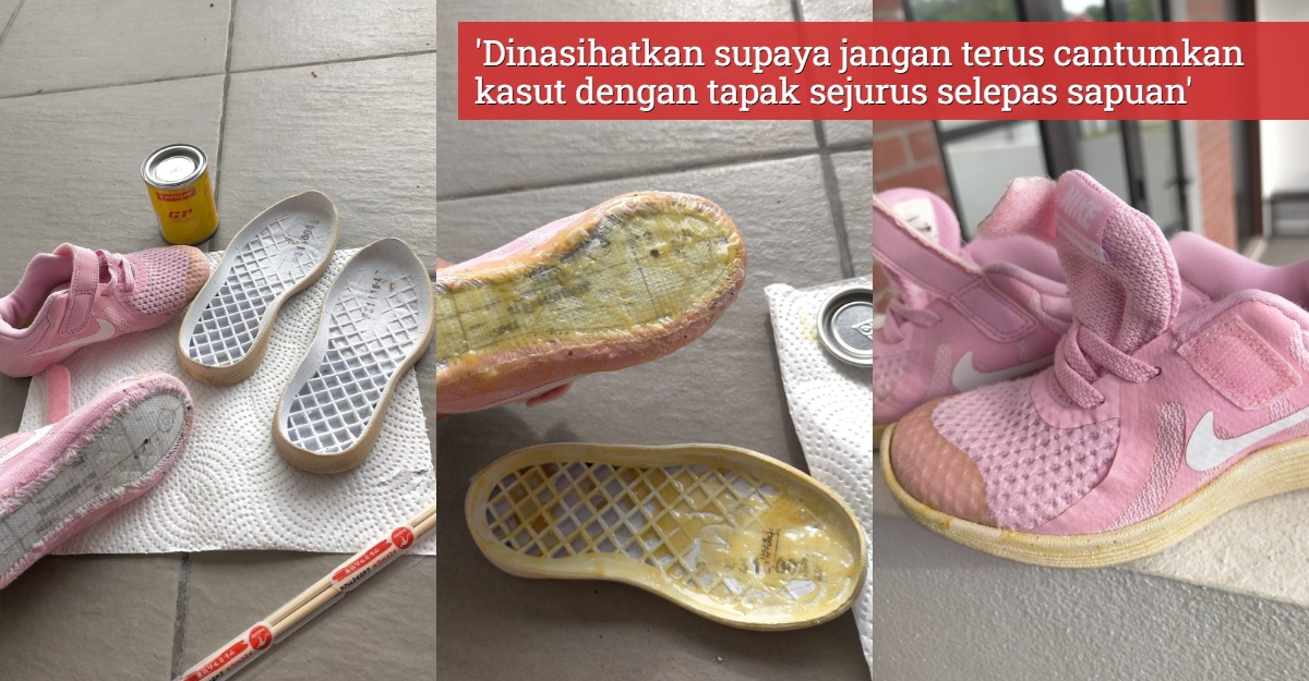 Tapak Kasut Selalu Tertanggal? Ini Tips Gam Kasut Dengan Betul