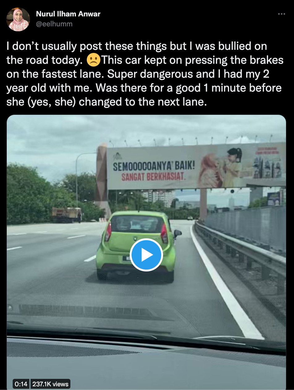 Nurul Ilham Dakwa Jadi Mangsa Buli Jalan Raya, Polis Cari Pemandu Iriz ...