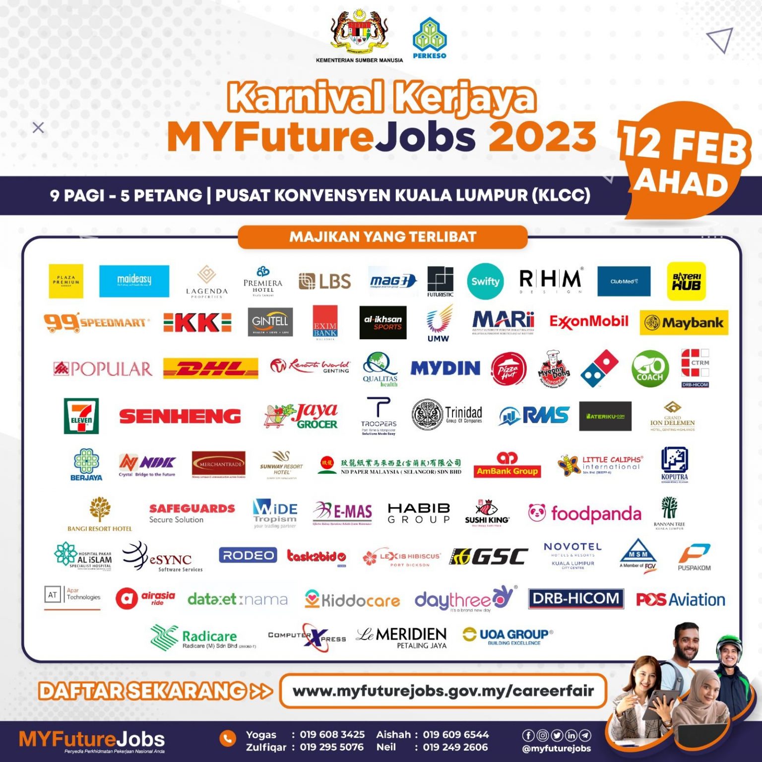 Pelancaran Skim Keselamatan Sosial Suri Rumah & Karnival Kerjaya MyFutureJobs 2023 Menjana ...