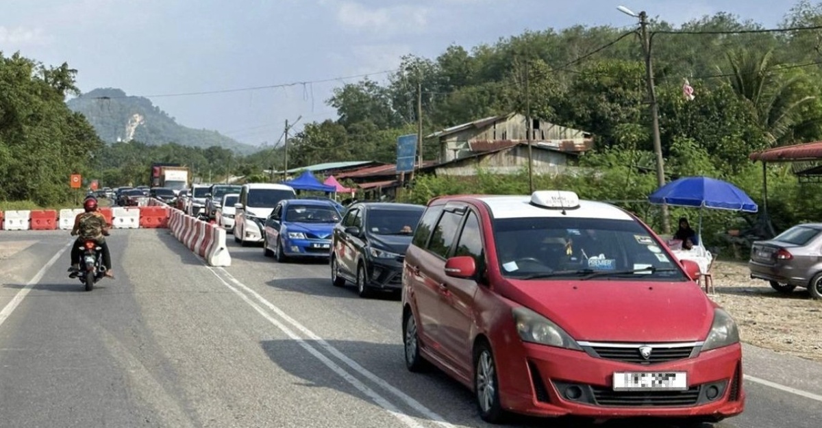 Aidilfitri: Laluan Alternatif Di Gua Musang-Kuala Lipis Mulai Sesak