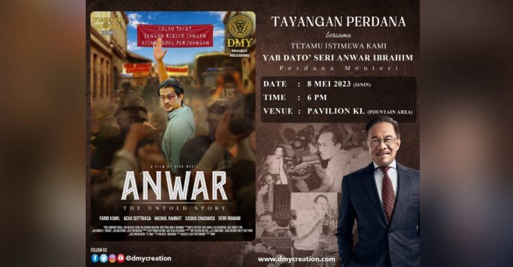 Tayangan Pra-Tonton Filem "Anwar, The Untold Story", PM Dijangka Hadir