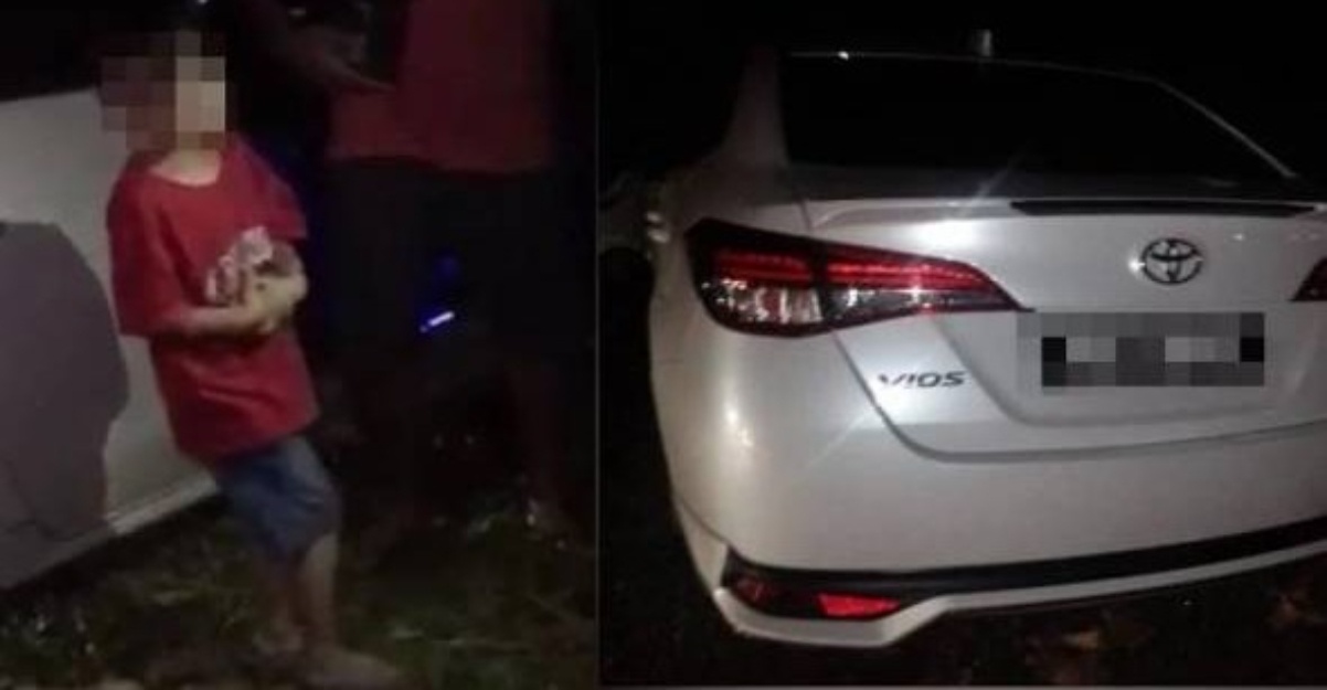 Budak Pandu Kereta Hingga Terbabas, Polis Selesai Rekod Keterangan Ibu Bapa