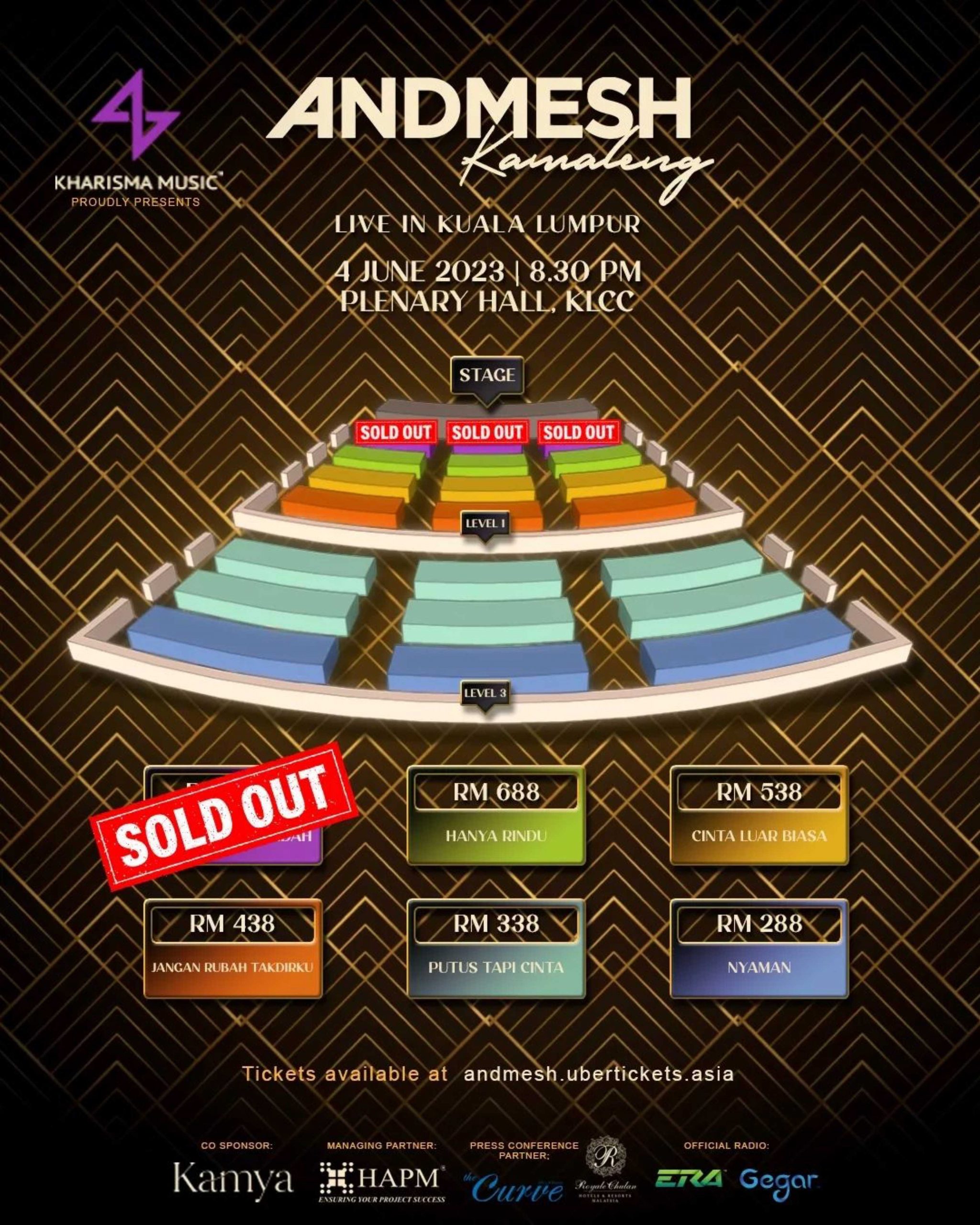 Andmesh Kamaleng Live Di Kuala Lumpur