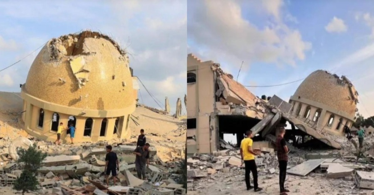 Masjid Hasil Sumbangan Malaysia Musnah Akibat Serangan Israel - Muslim ...