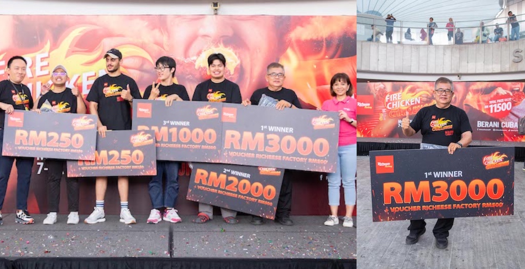 'Uncle' Menang RM3,000 'Challenge' Makan Ayam Richeese Pedas Level 5