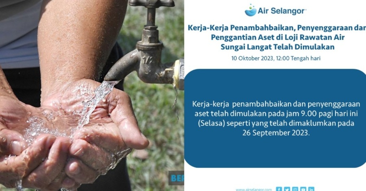 Kerja-Kerja Penambahbaikan, Penyenggaraan & Ganti Aset LRA Sungai Langat Telah Dimulakan