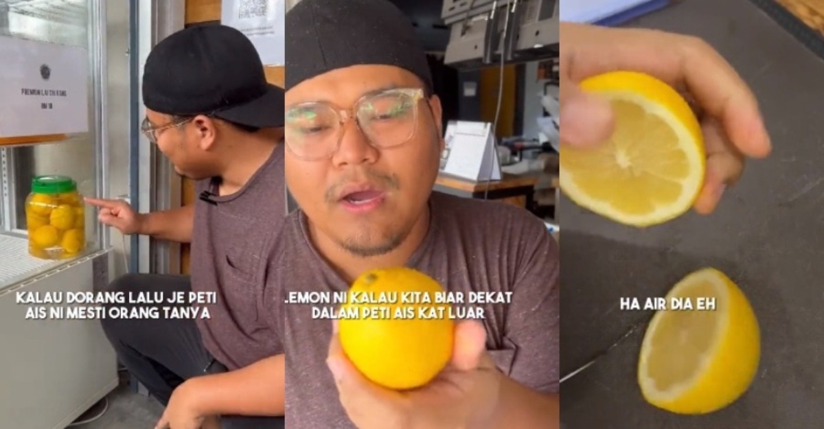 Dah Sebulan Pun Masih "Fresh", Lelaki Kongsi Tip Simpan Lemon Supaya ...