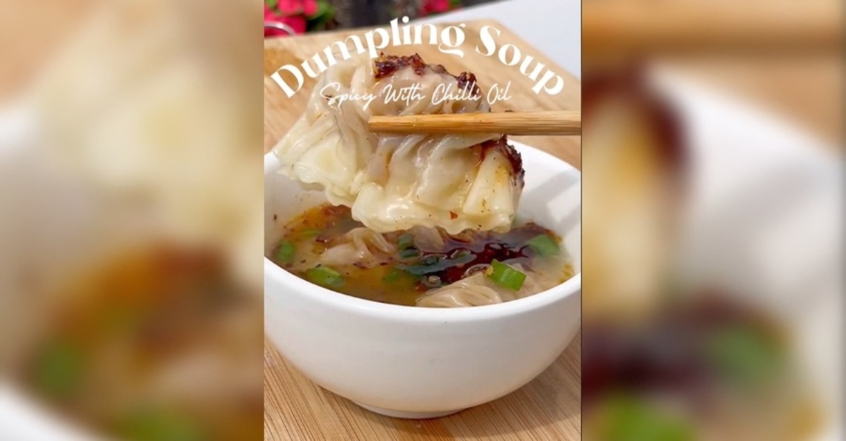 Resepi Sup Dumpling Spicy Dengan Chilli Oil