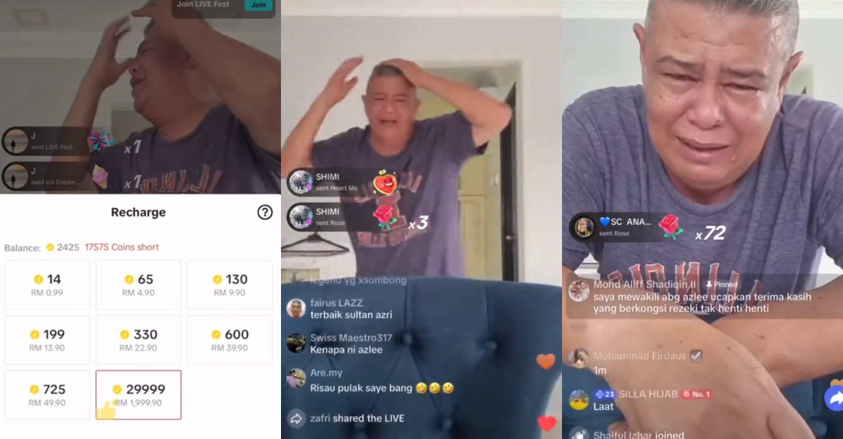 Azlee Senario Menangis Terima Pelbagai Gift, 'Terima Kasih Hiburkan ...