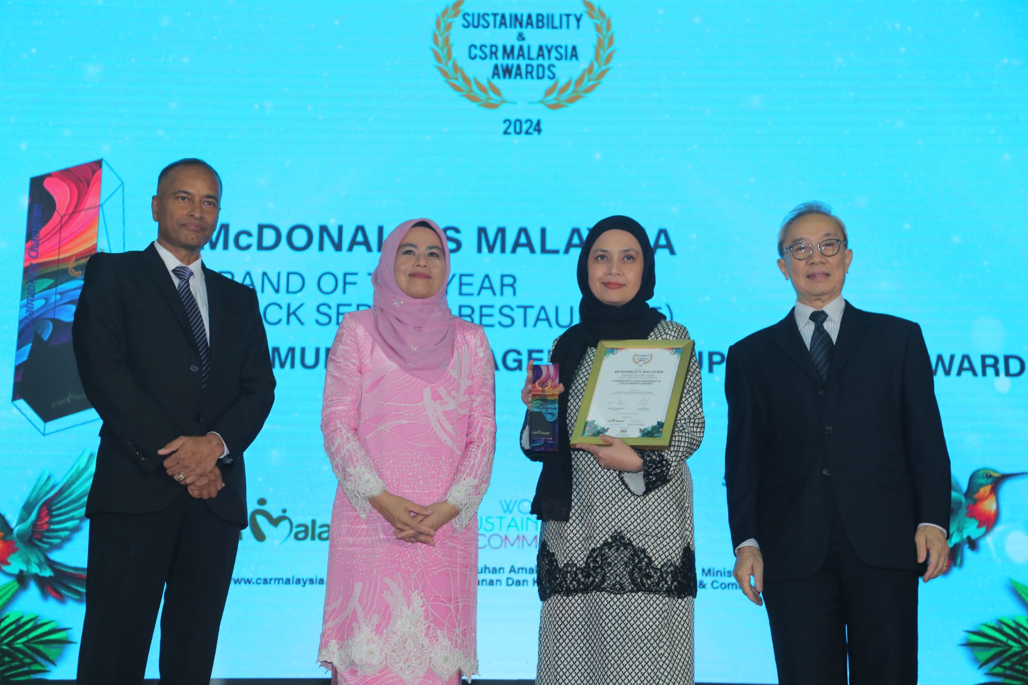 McDonald’s Malaysia Terima Pengikirafan Ke-6 di Anugerah CSR Malaysia 2024