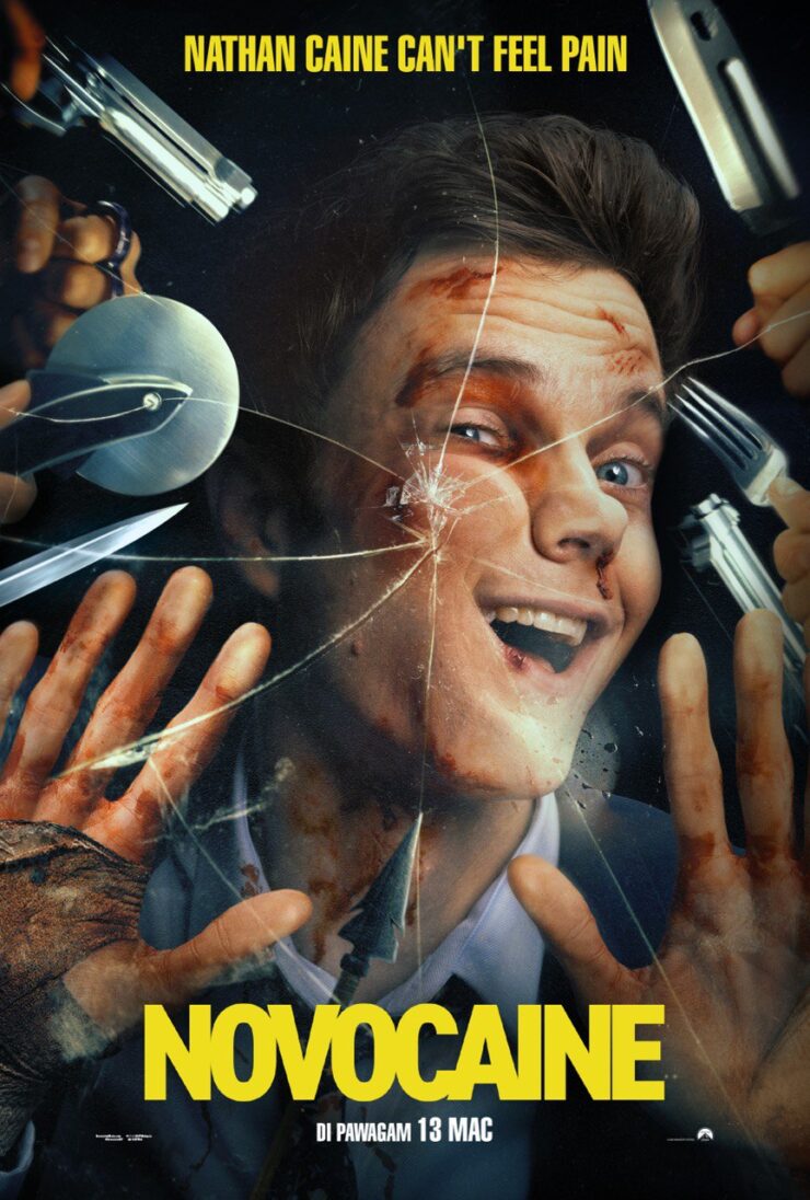 Novocaine - Filem Aksi Yang Bukan Biasa-Biasa, Pedih Dia Bukan