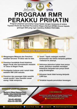 RPPYP: Inisiatif Rumah Mampu Milik B40 Perak