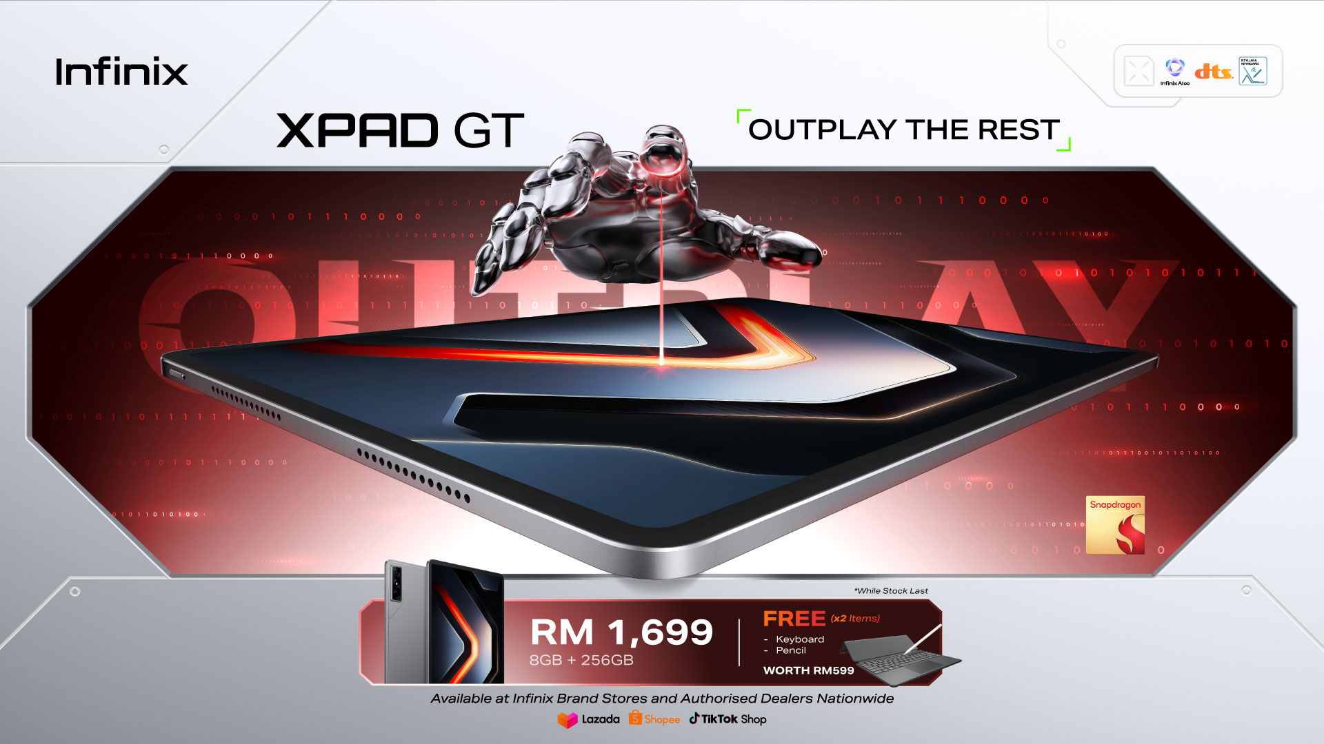 Infinix Melancarkan GT 30 Pro: Sebuah Telefon Flagship Permainan Dibina ...