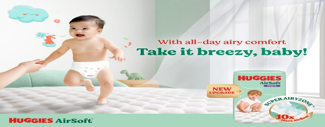 Huggies AirSoft Pants Baharu : Lembut dan Kebolehnafasan untuk Bayi ...