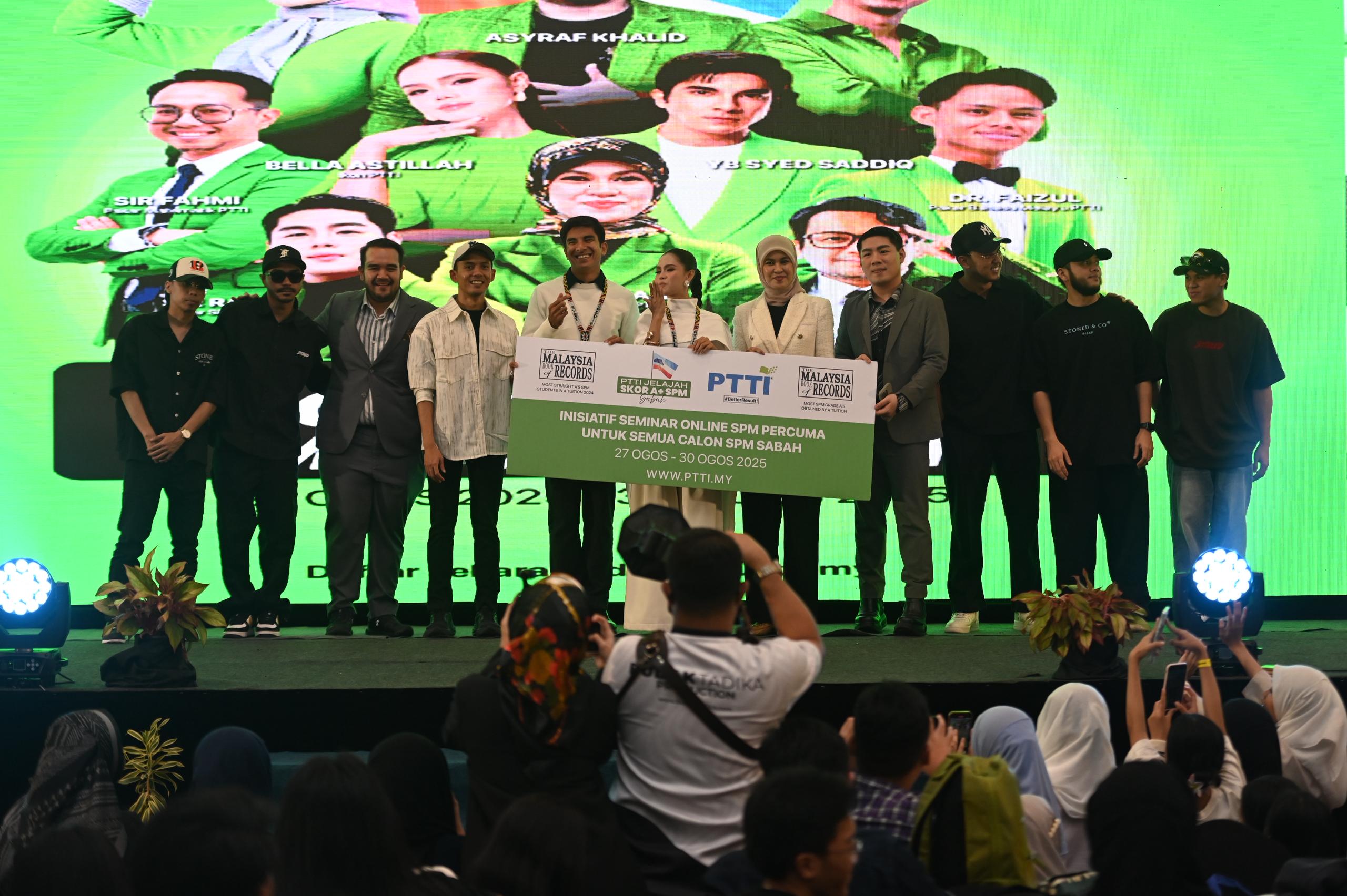 PTTI Himpun 4,000 Calon SPM Di Sabah, Syed Saddiq & Bella Astillah ...