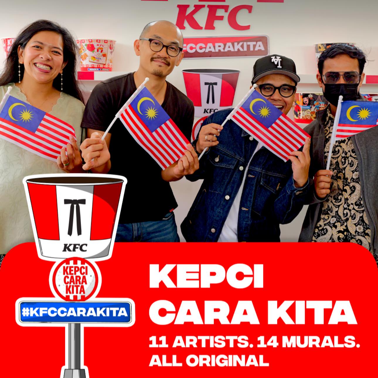 KFC Sambut Merdeka Dengan 14 Mural Cara Kita Di Seluruh Negara