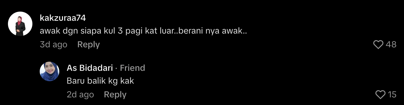 Individu Dakwa Lihat Entiti Berpakaian Serba Putih Main Buaian Pukul 3 Pagi