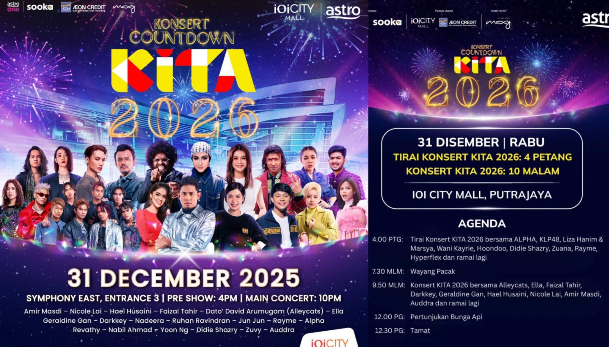 IOI City Mall dan Astro Satukan Malaysia Dalam Sambutan Tahun Baharu