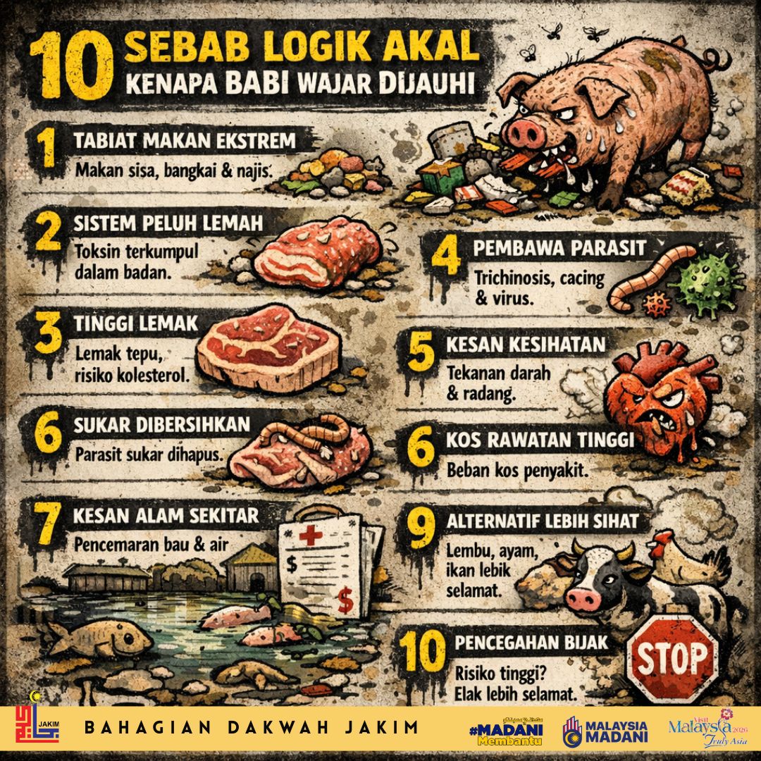 Bahagian Dakwah JAKIM Perjelas Sebab Islam Jauhi Babi