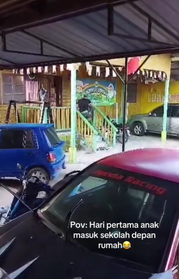 "Mesti Kehadiran Penuh..." Bapa Hantar Anak Ke Sekolah Tapi Jaraknya ...